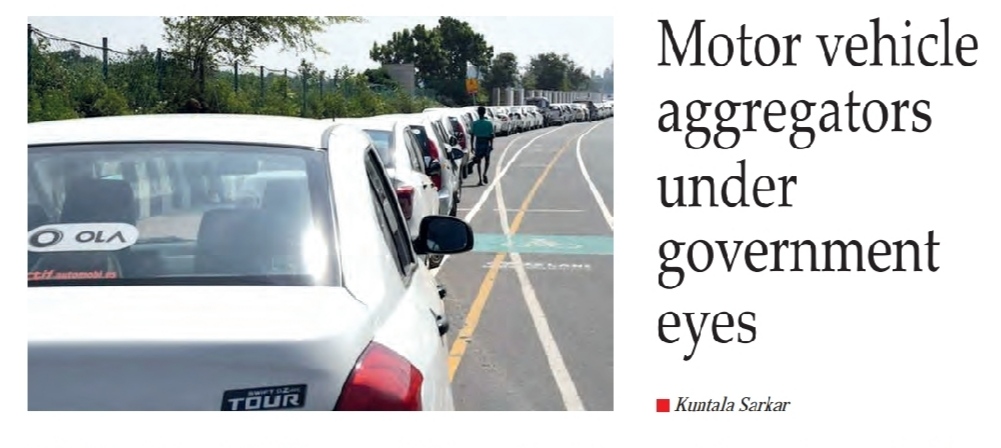 Motor vehicle aggregators under government eyes | Business Economics